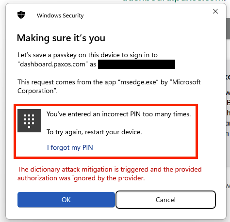 Why am I getting incorrect PIN errors? – Support